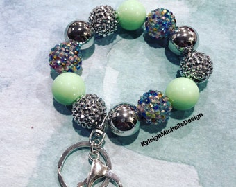 Keychain bracelet | Etsy