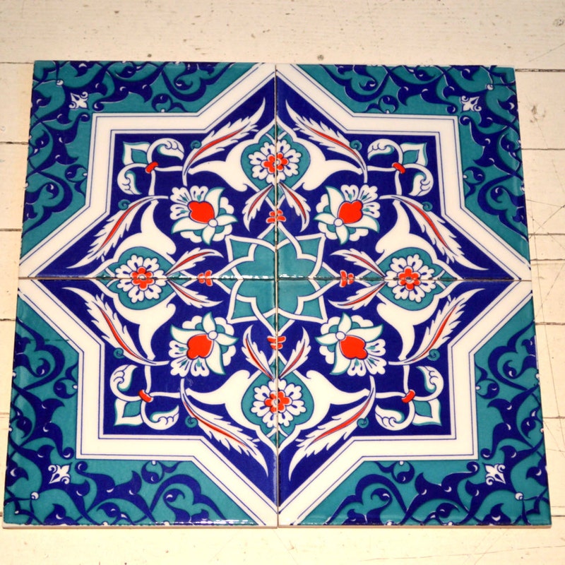 Turkish Tile Decal - Etsy