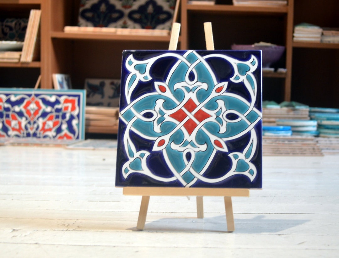 Byzantine Handmade Tile Wall Decor 8x8 20cmx20cm - Etsy