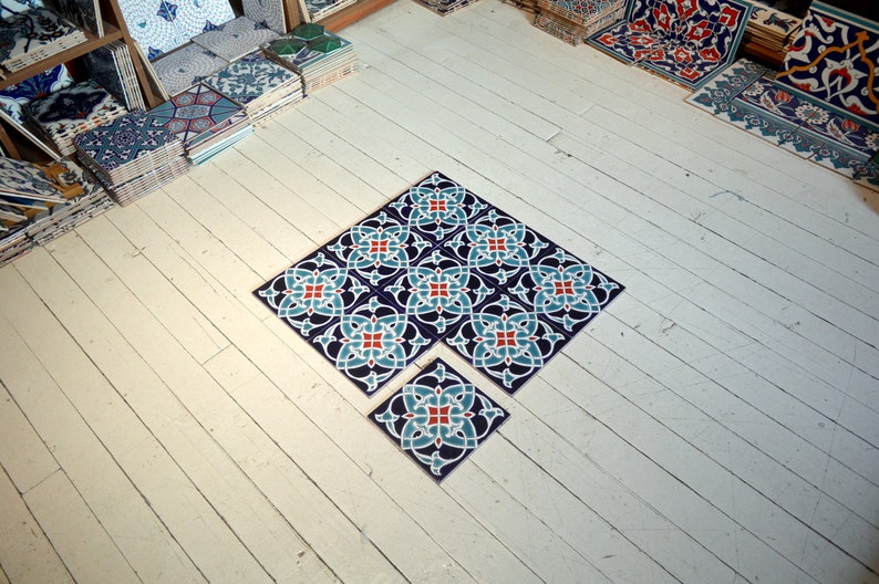 Byzantine Handmade Tile Wall Decor 8x8 20cmx20cm - Etsy