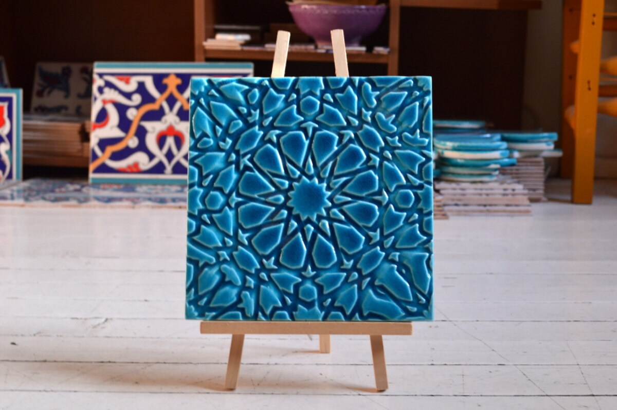 Turkish Tile Seljuk Wall Tile Relief Hammam Tile From Turkey - Etsy