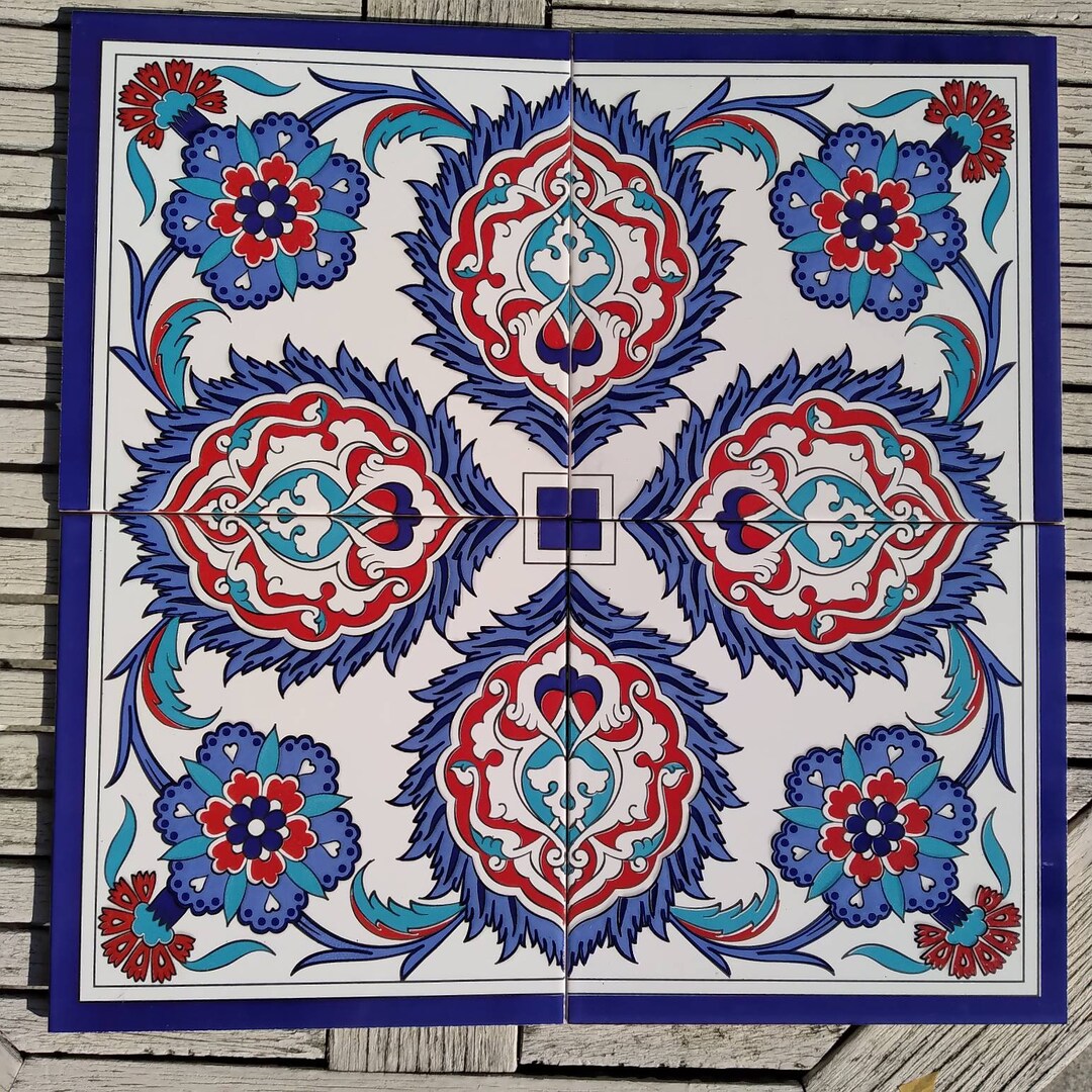 Ceramic Wall Decor Turkish Tile Design - Etsy