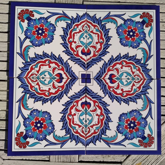 Ceramic Wall Decor Turkish Tile Design - Etsy