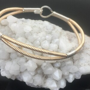 Split Band Mini Wire Wrapped Hand Crafted Bangle Bracelet - Etsy
