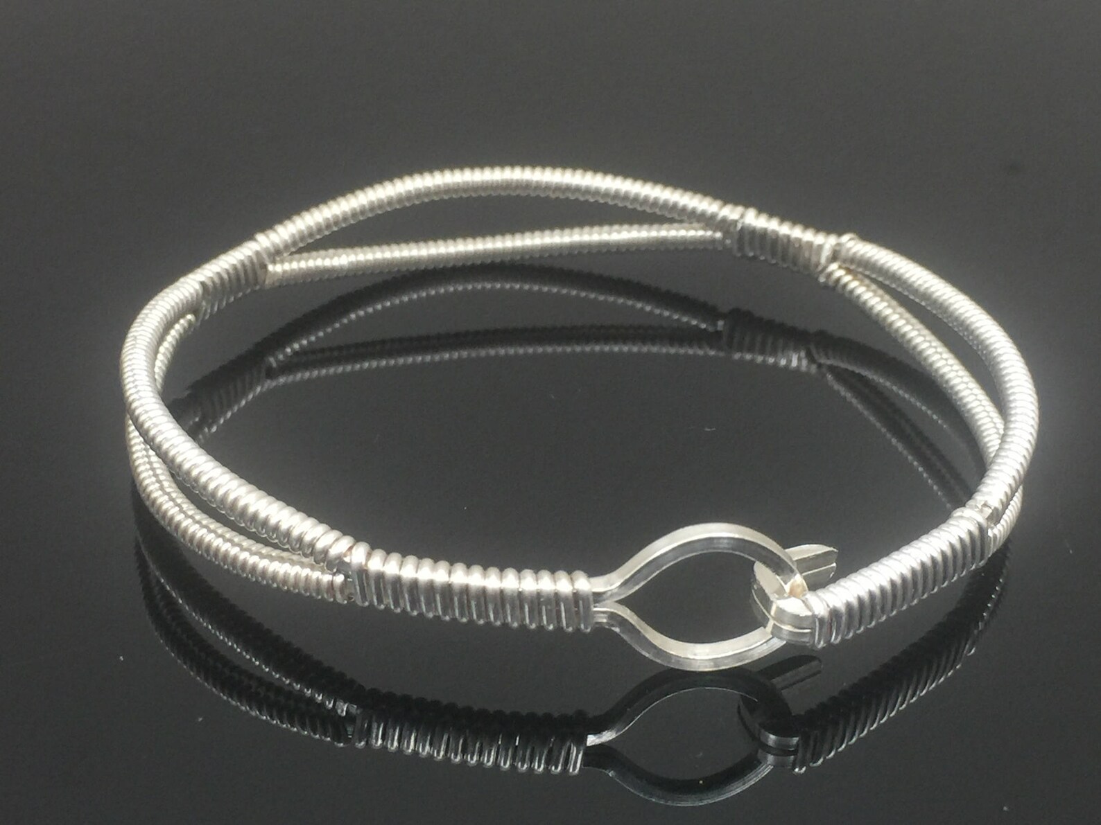 Split Band Mini Wire Wrapped Hand Crafted Bangle Bracelet - Etsy