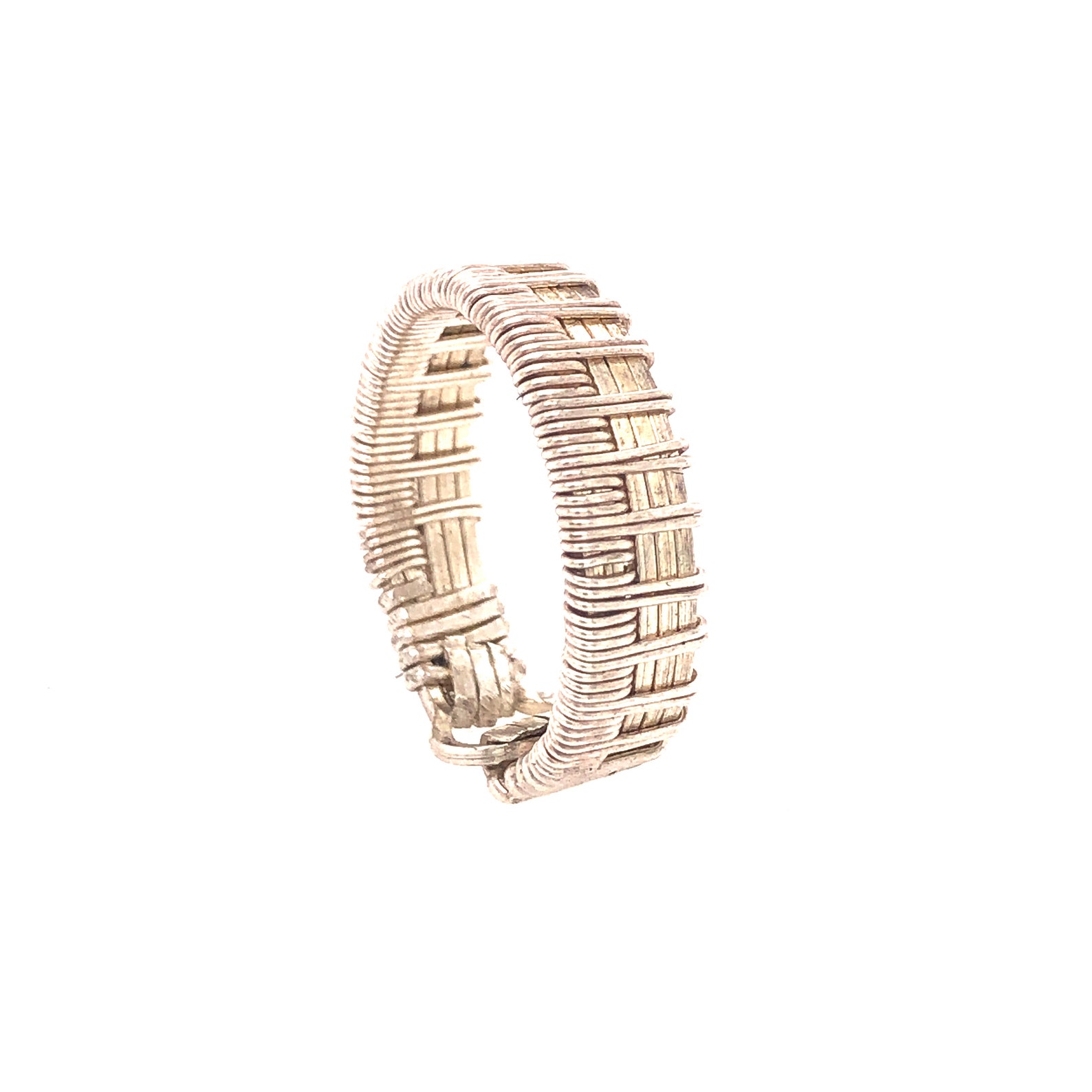 Pulse Band Wire Woven Ring - Etsy