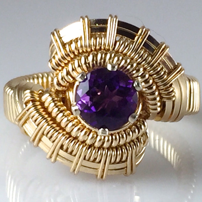 Wire Wrapped Ring - Etsy