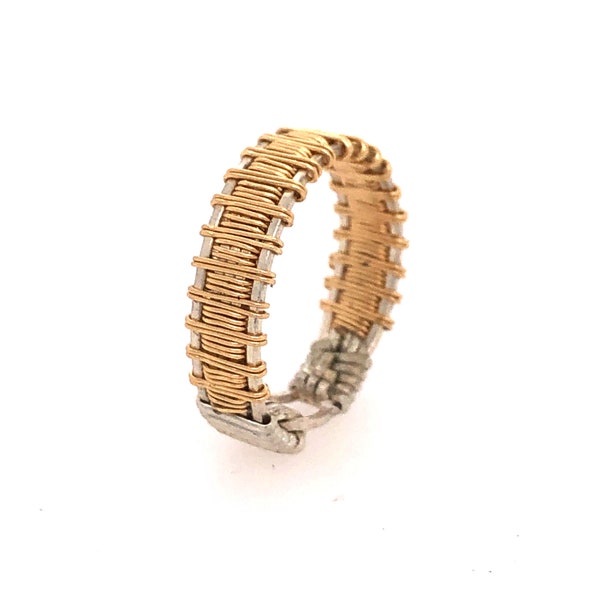 Wire Woven Ring - Etsy