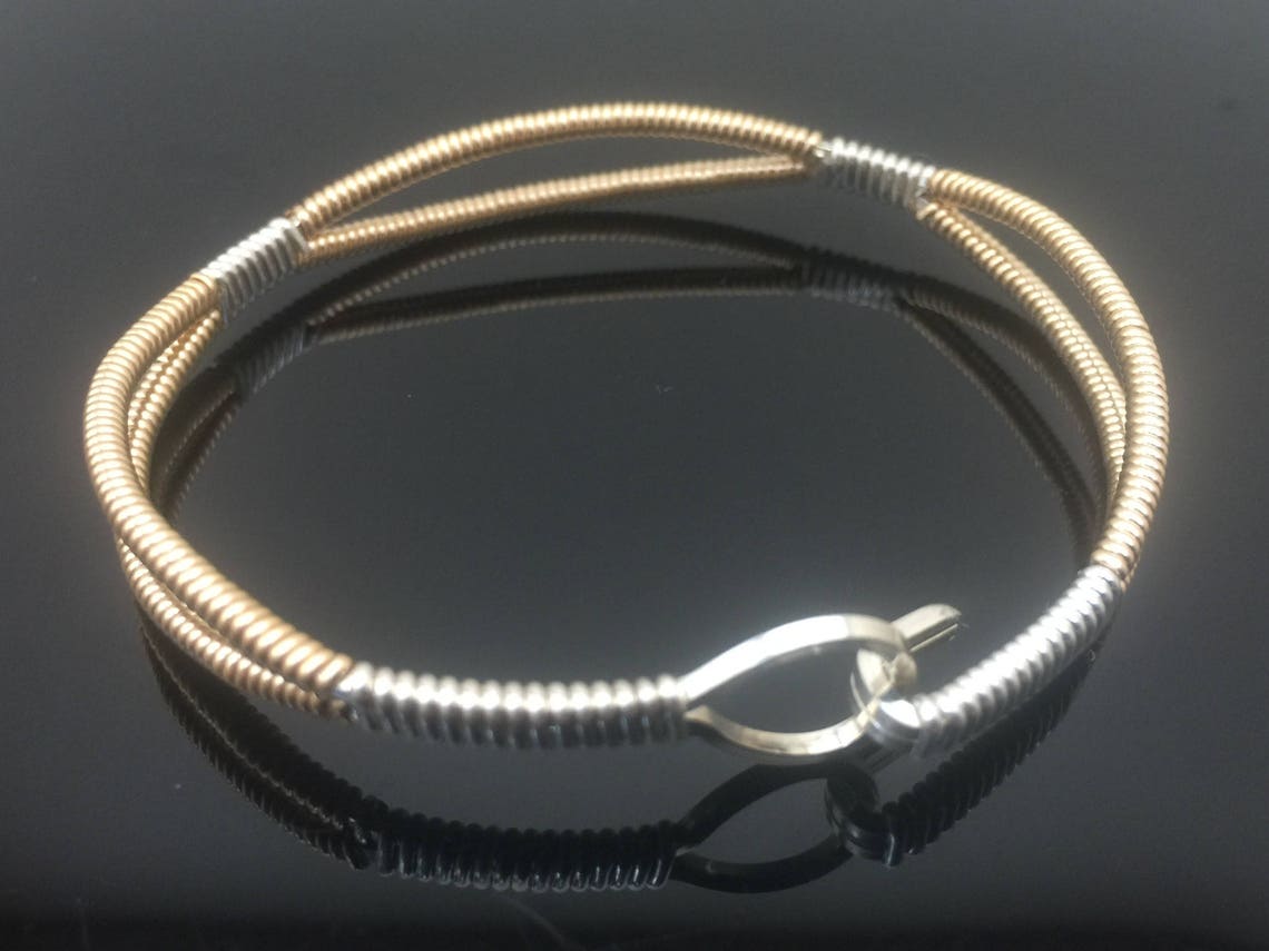 Split Band Mini Wire Wrapped Hand Crafted Bangle Bracelet - Etsy