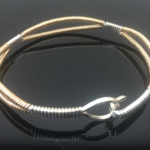 Split Band Mini Wire Wrapped Hand Crafted Bangle Bracelet - Etsy