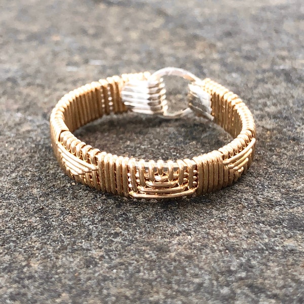 Wire Woven Ring - Etsy