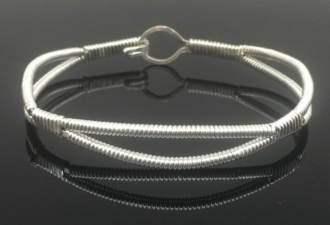 Split Band Mini Wire Wrapped Hand Crafted Bangle Bracelet - Etsy