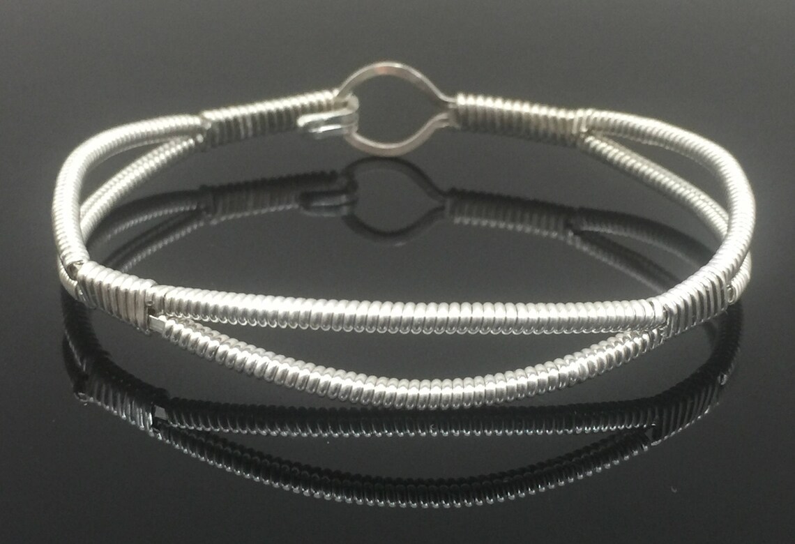 Split Band Mini Wire Wrapped Hand Crafted Bangle Bracelet - Etsy