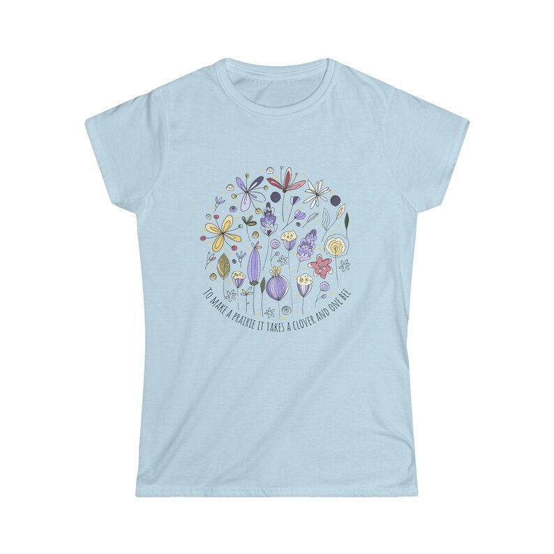 Emily Dickinson Tee - to Make a Prairie Poem - Women's Soft T-shirt ...