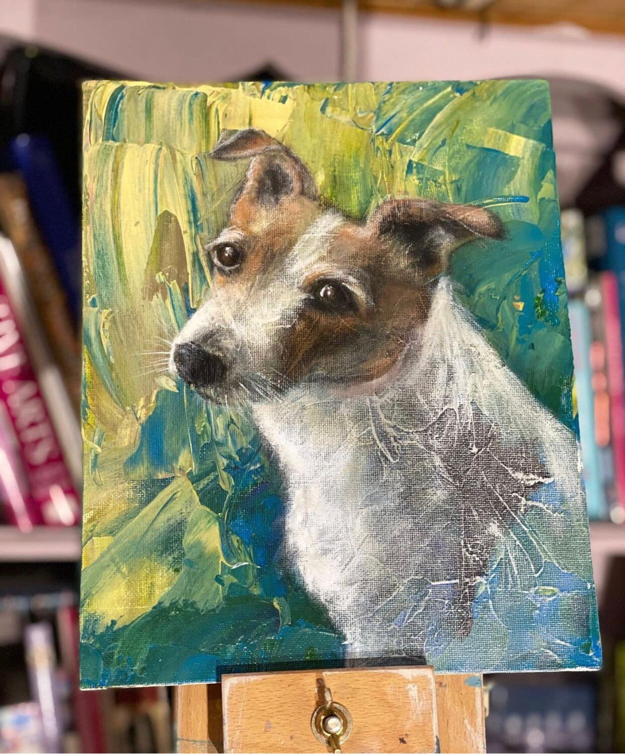 Retrato de perro personalizado de su mascota favorita en pinturas ...