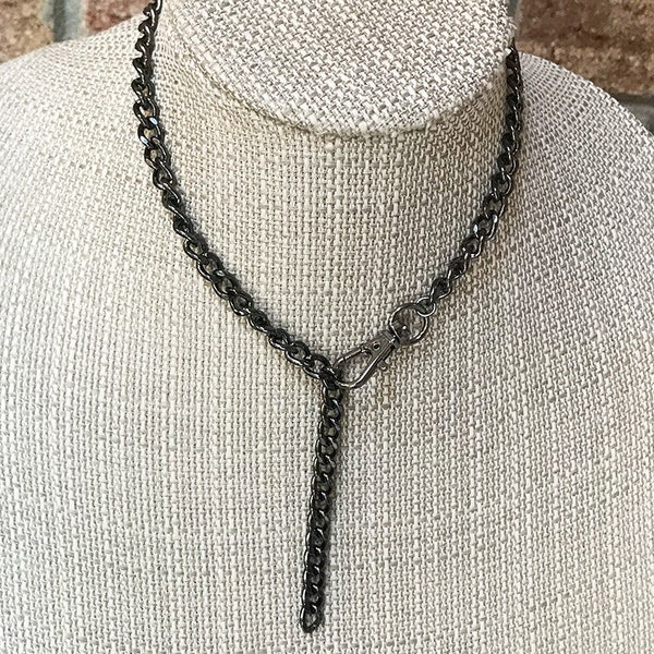 Gunmetal Chain - Etsy