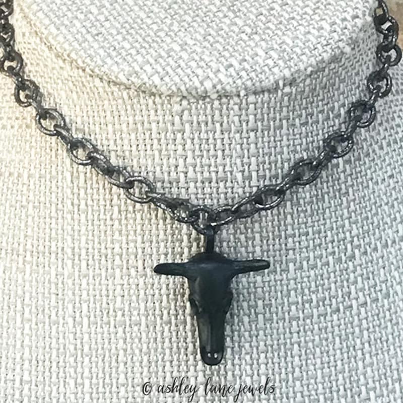 Bull Skull Chain - Etsy
