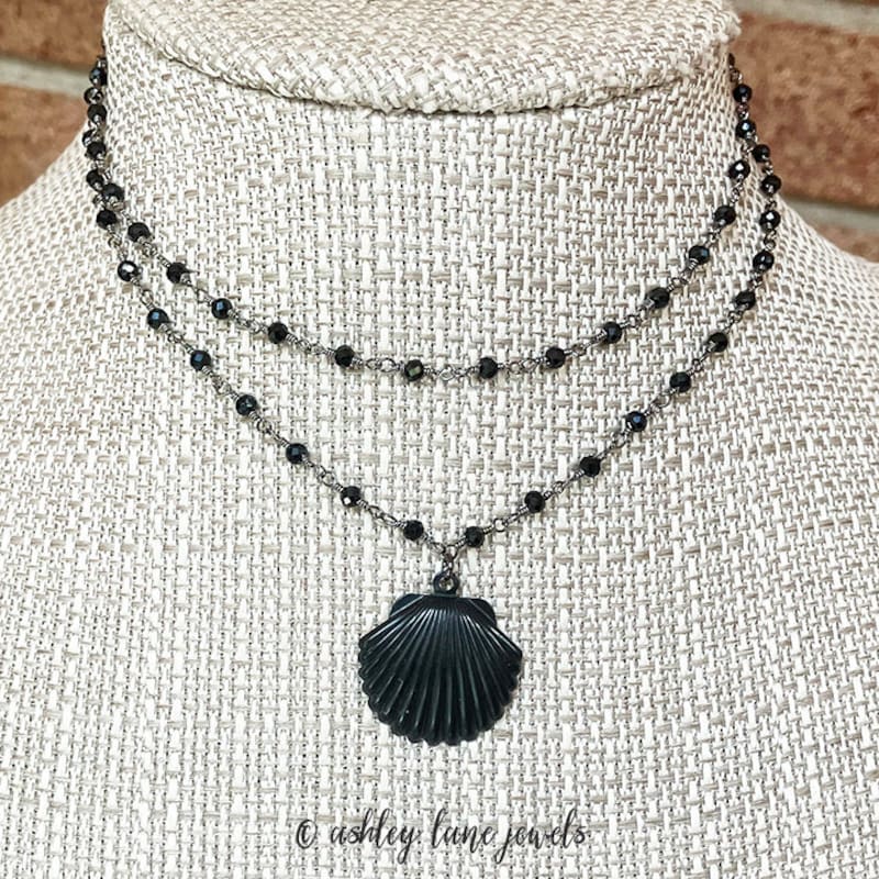 Scallop Shell Necklace - Etsy