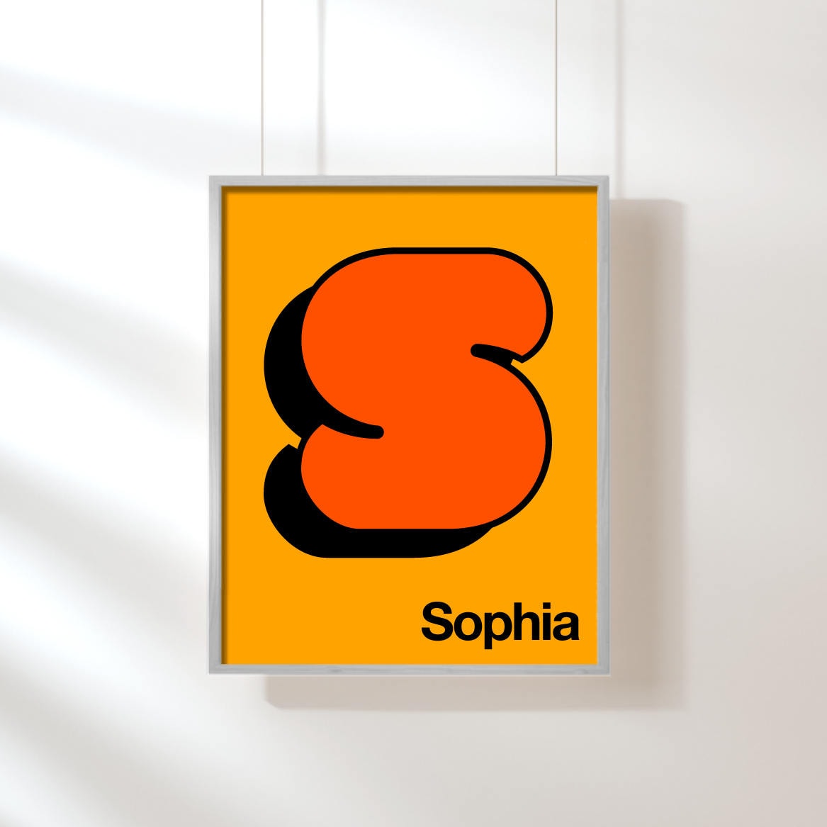 Custom Initial Print Alphabet Print Letters Typography Retro - Etsy