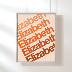 Custom Name Print Custom Art Personalized Art Custom Wedding Gift ...