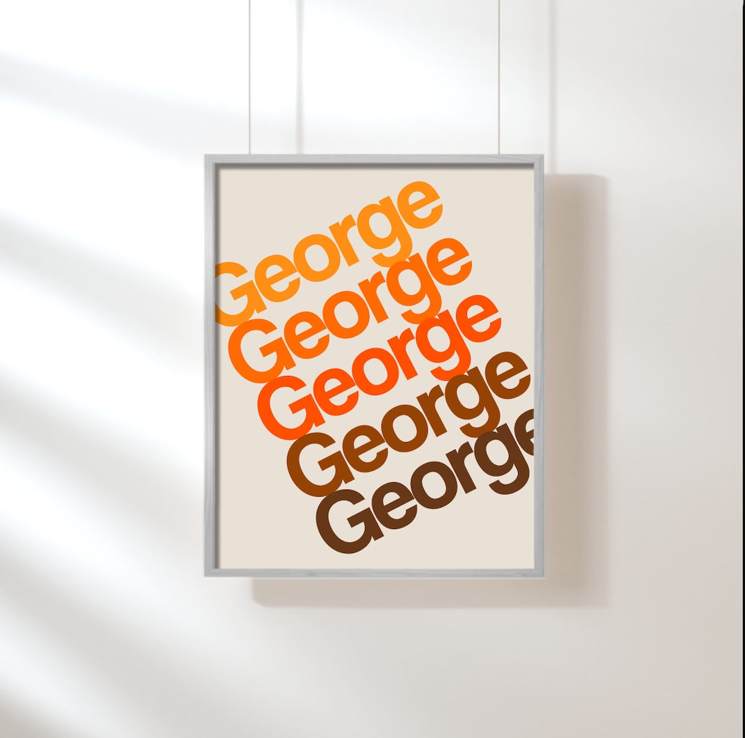 Custom Name Print Custom Art Personalized Art Custom Wedding Gift ...