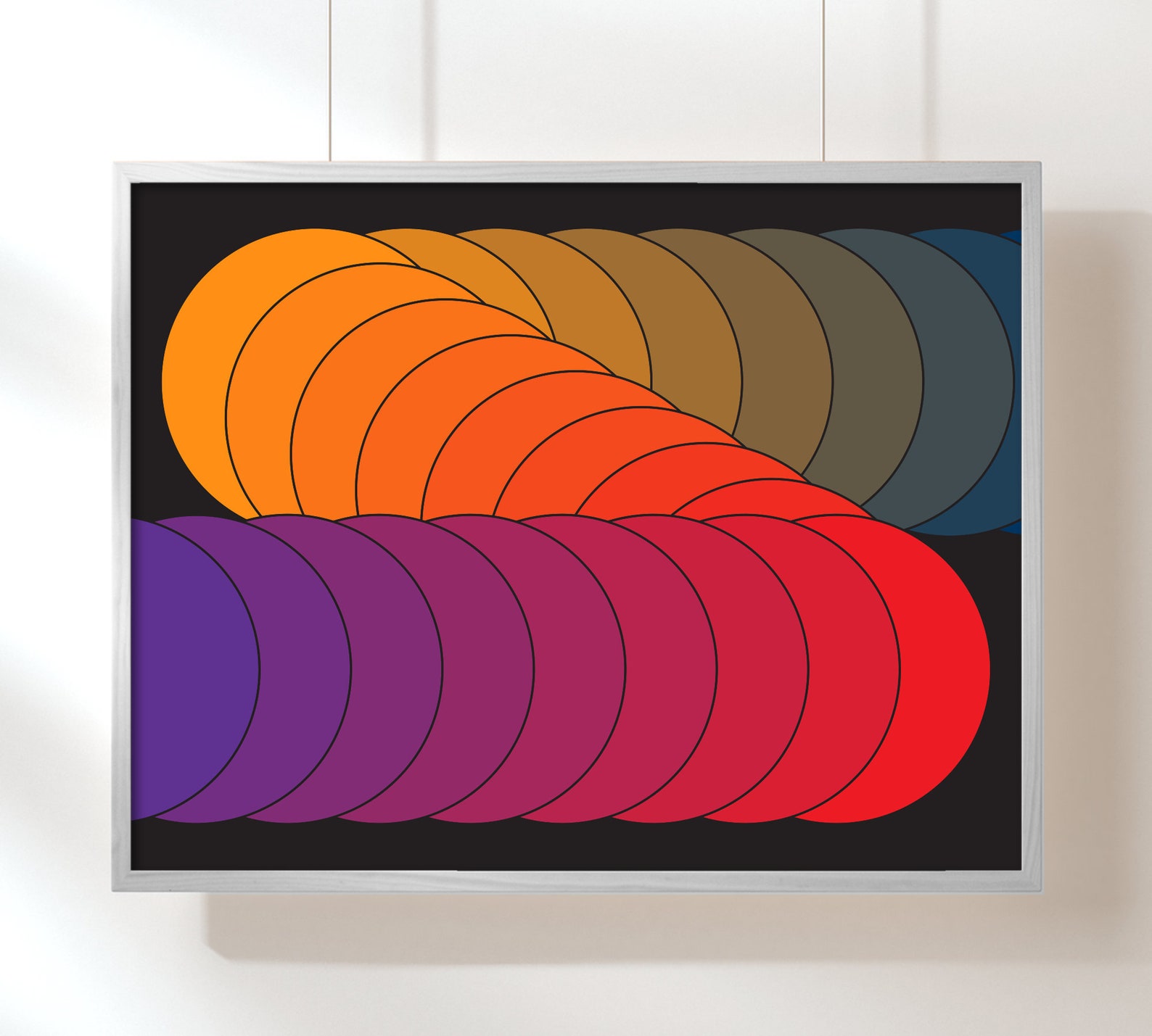 Orbit Op Art Poster - Etsy
