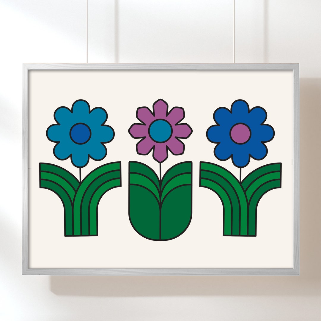 Waldorf Flowers Art Print - Etsy