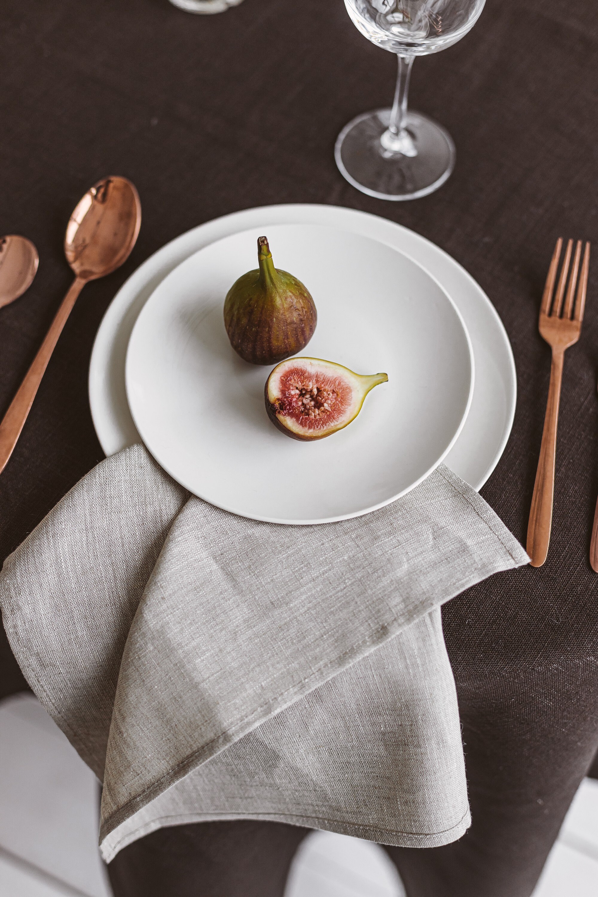 Light Grey Linen Napkins for Farmhouse, Holidays, Wedding. Christmas ...