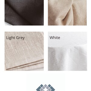 Modern Grey Linen Napkins: Wedding, Holiday, Christmas, Birthday Dining ...