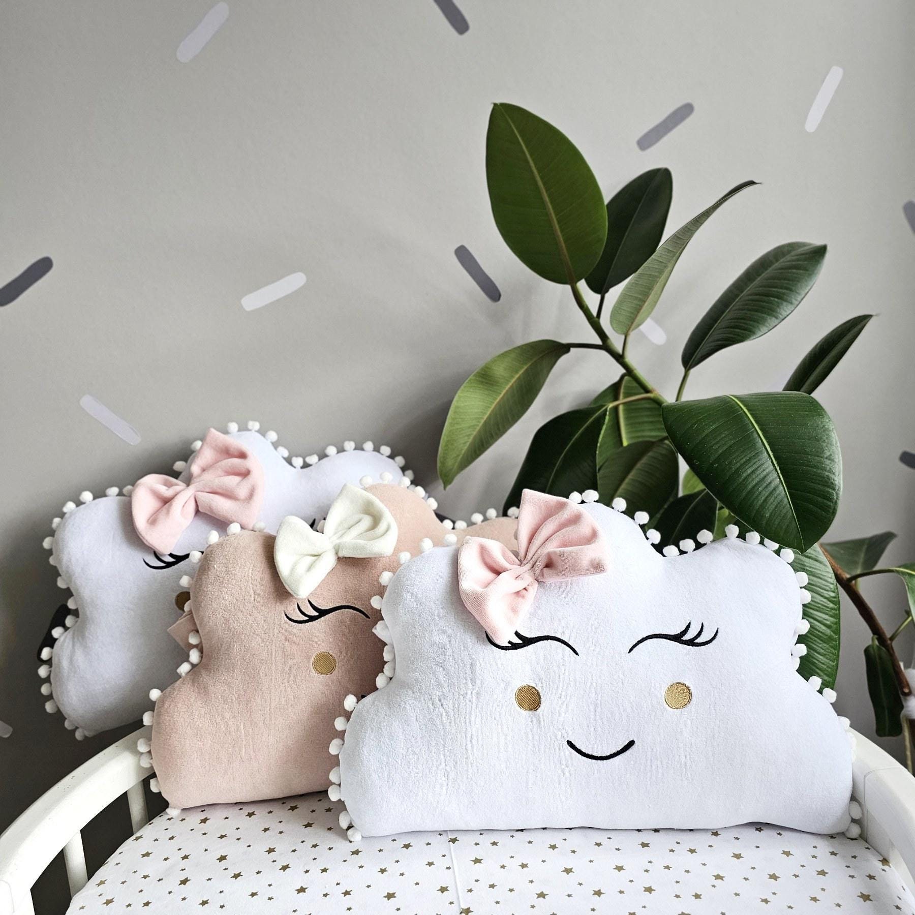Custom Cloud Pillow, Personalized Baby Pillow With Name, Baby Shower ...
