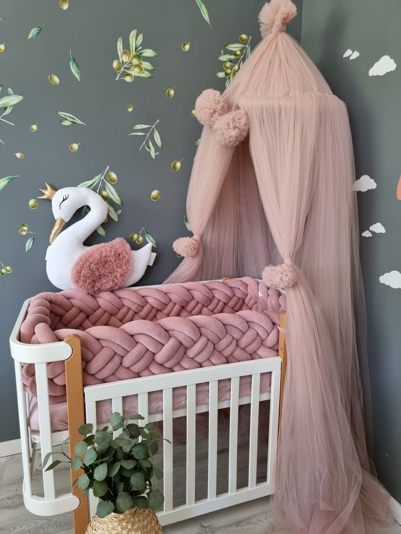 Light Blush Princess Tent Bed Canopy Hanging Ceiling Canopy - Etsy