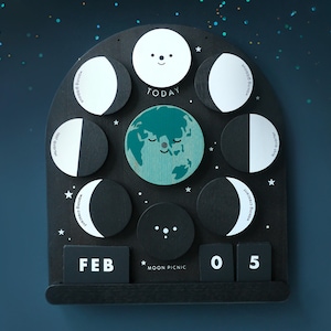 Me & the Moon - Moon Phase Calendar - Etsy