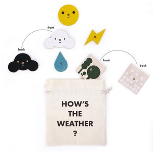The Original Weather Station - Montessori Weather Chart - Etsy