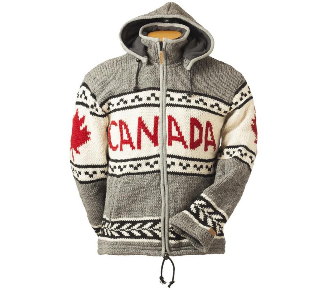 Canada Jacket, Wool Sweater, Hoodie, Coat, Wool, Fleece Lined - Etsy