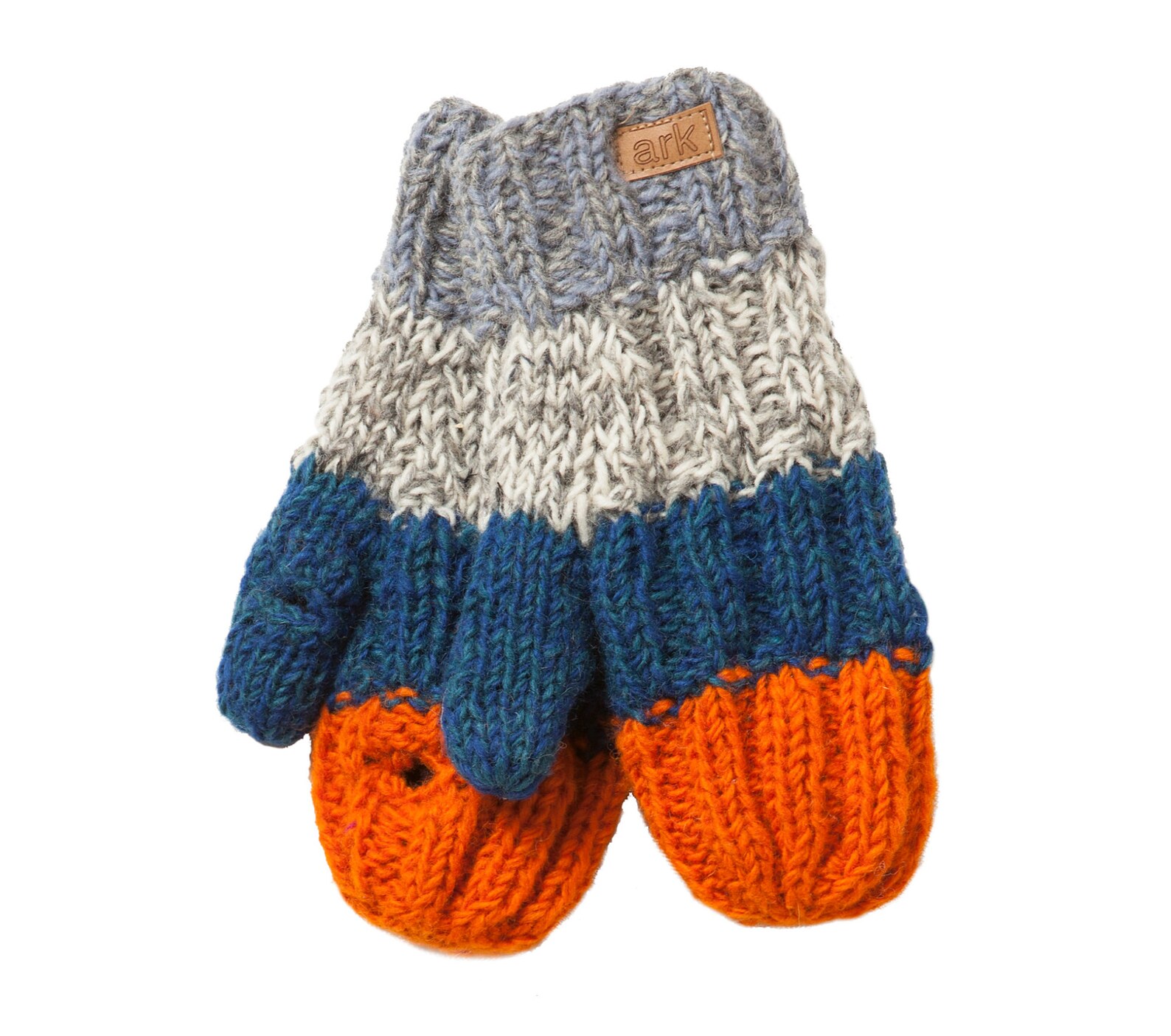 Texting Mittens, Orange Mittens, Blue Mittens for Women, Warm Fleece ...