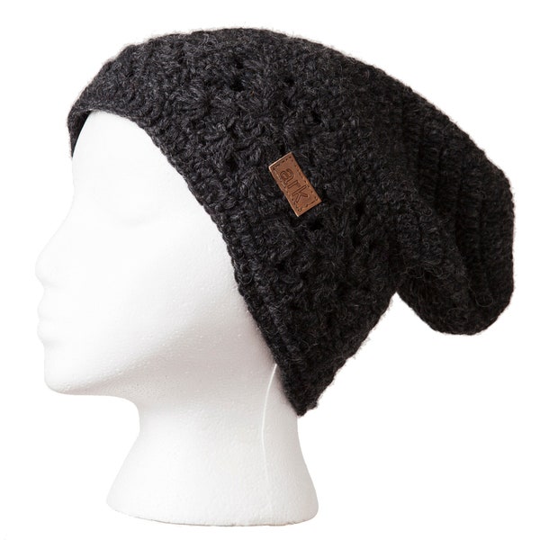 Black Slouch Hat - Etsy