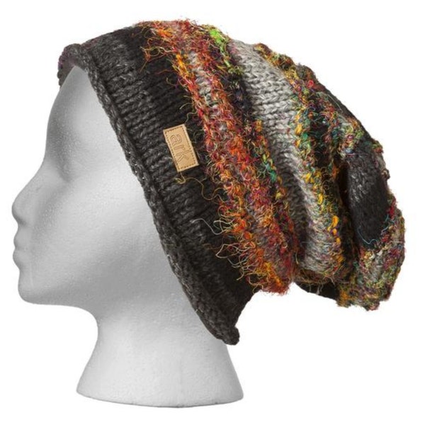 Knit Slouch Beanie - Etsy