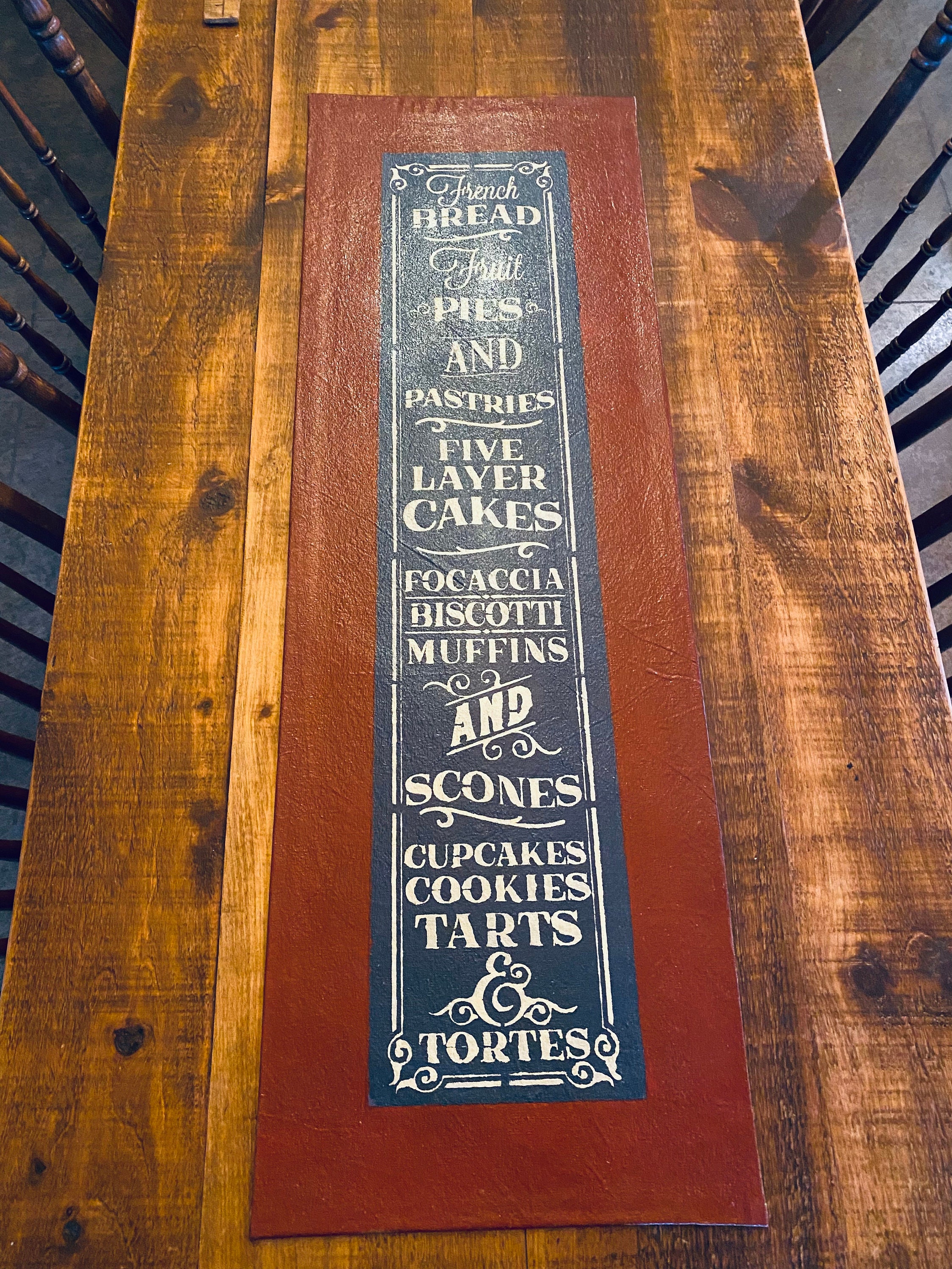 Wall Hanging - Americana Style for Coffee/cafe Shops, Bakeries, Kitchen ...