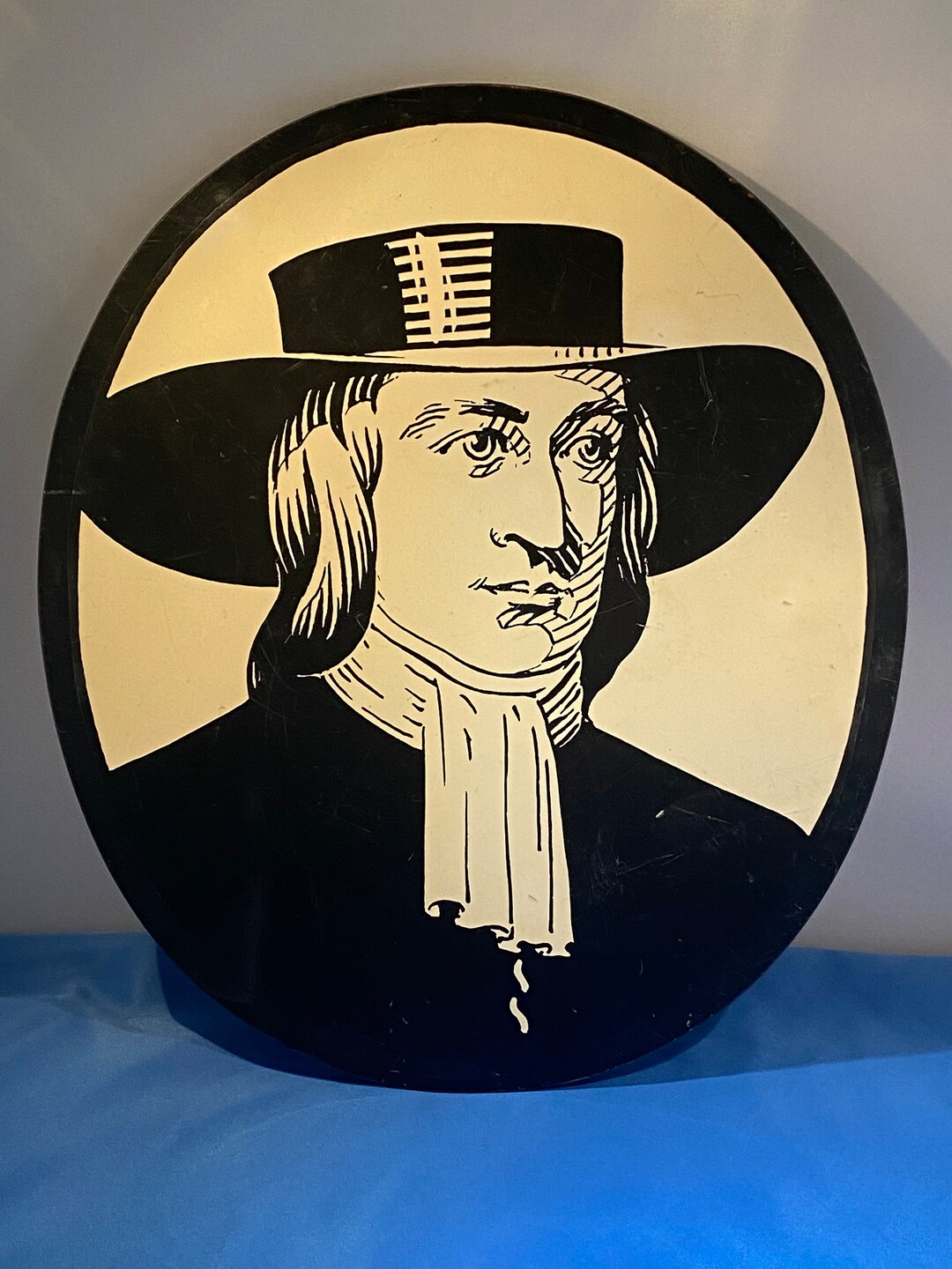 Quaker Vintage Oval Pyraglass Portrait - Etsy