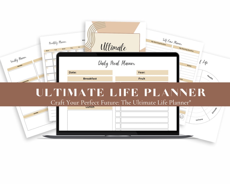 Ultimate Life Planner, Ultimate Life Planner Life Binder Planner Bundle ...