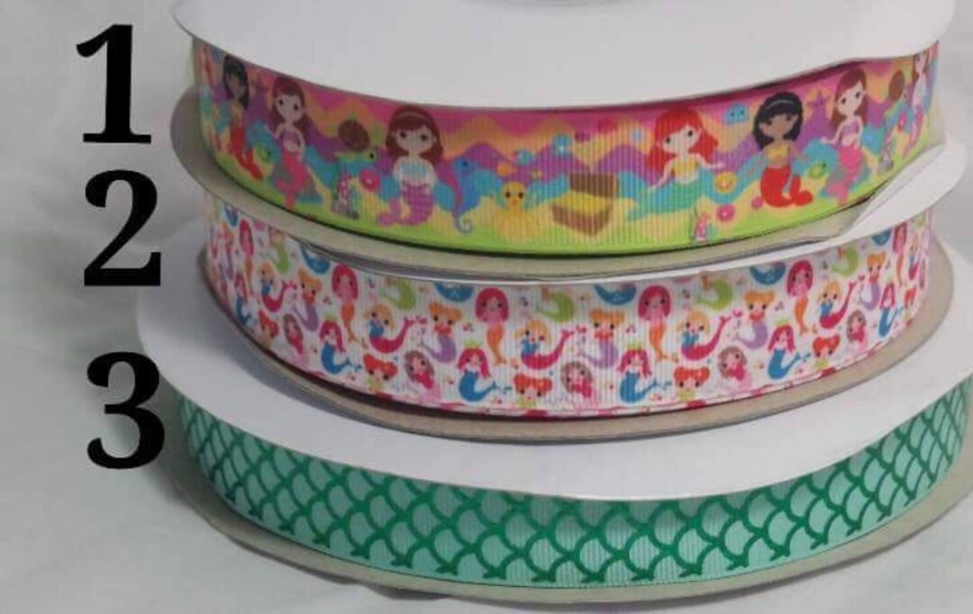Mermaid Grosgrain Ribbon - Etsy