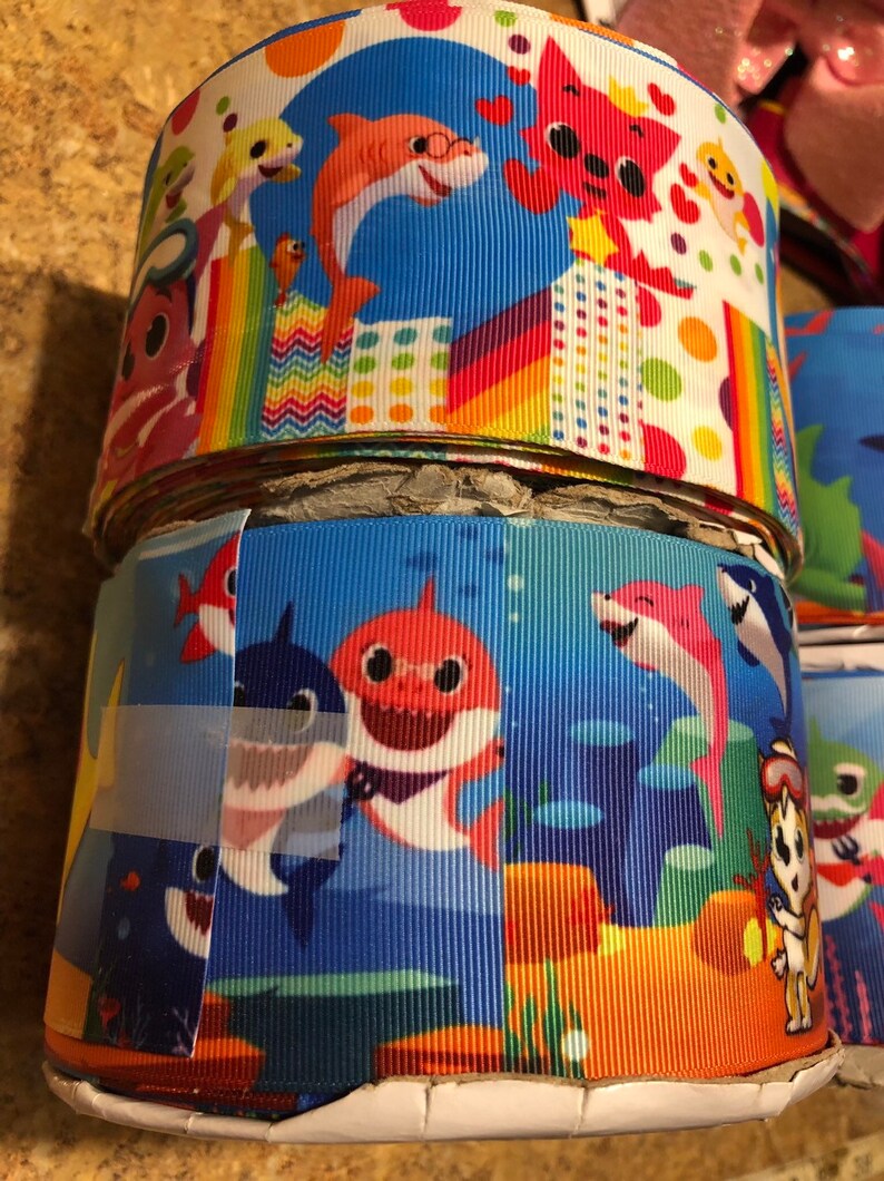 3 Shark Ribbon - Etsy