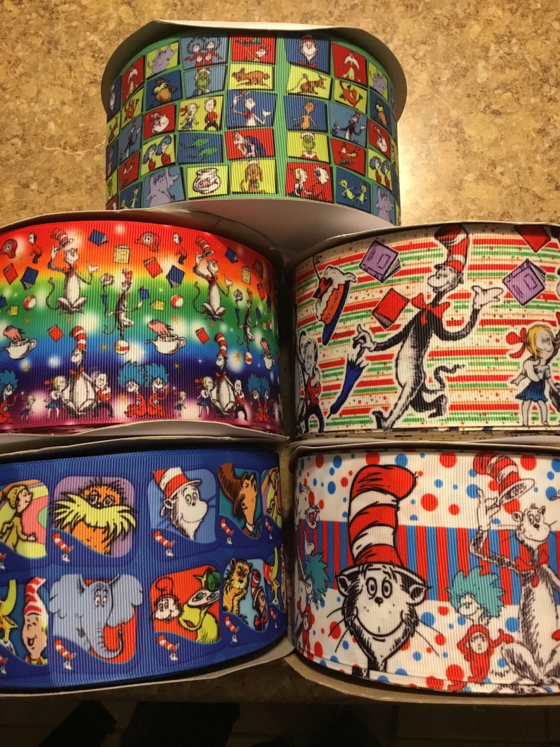 3 Character Cheer Ribbon - Etsy