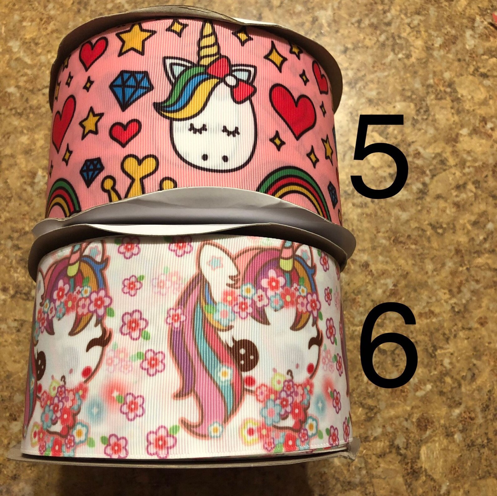 3 Unicorn Ribbon - Etsy