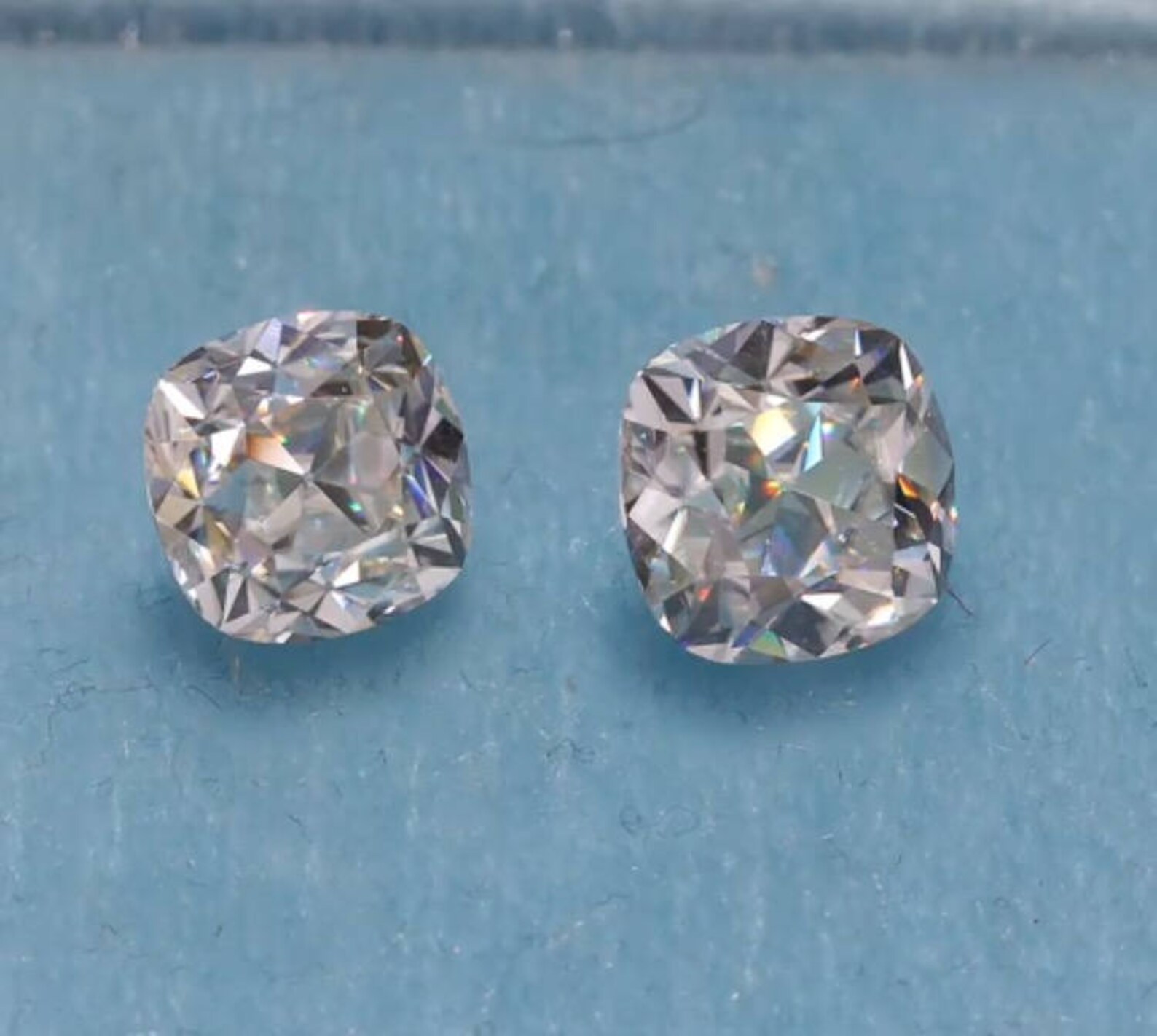 Old Mine Cut Moissanite - Etsy