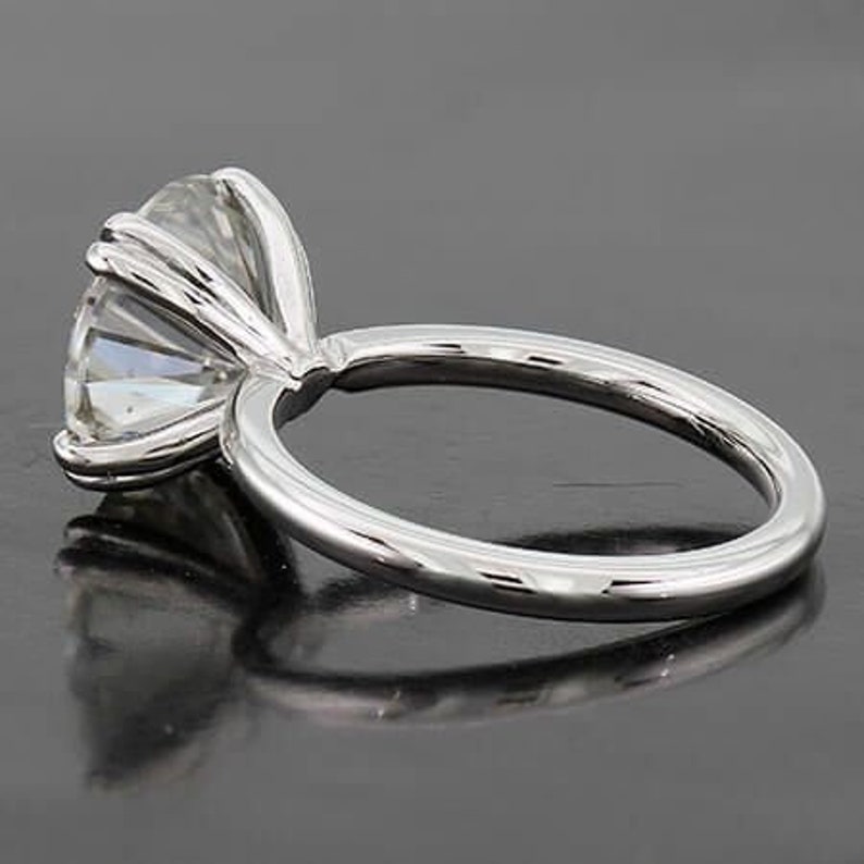 Solitaire Engagement Ring Exclusive Design the - Etsy