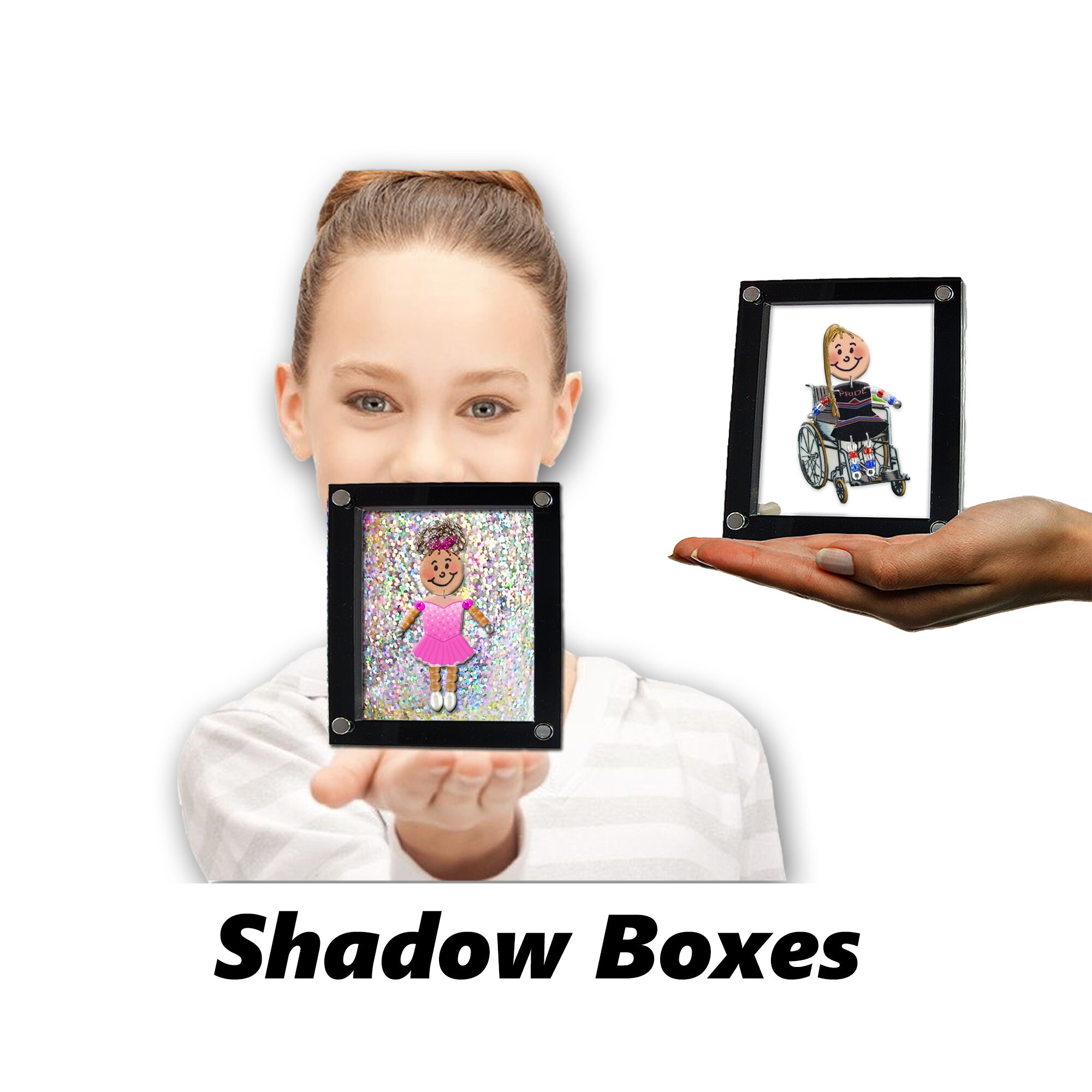 Curly Girlz Disabled / Special Needs- Pin or Magnet - Let Us Design ...