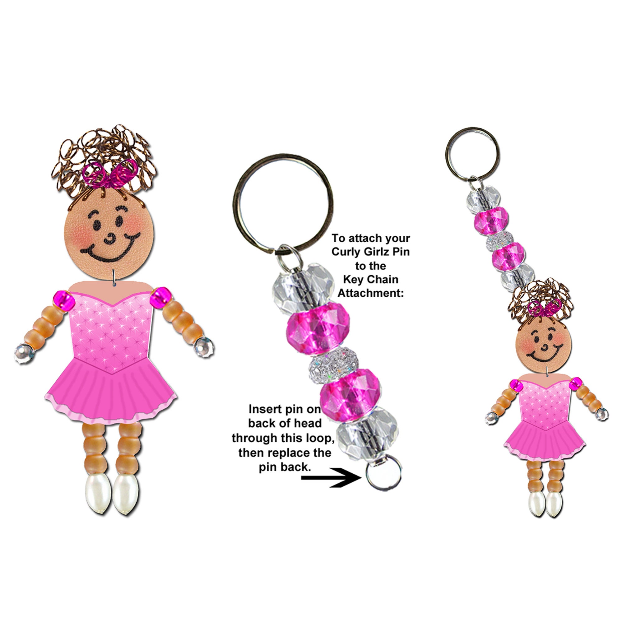 Curly Girlz Irish Solo Dance Pin or Magnet - Etsy