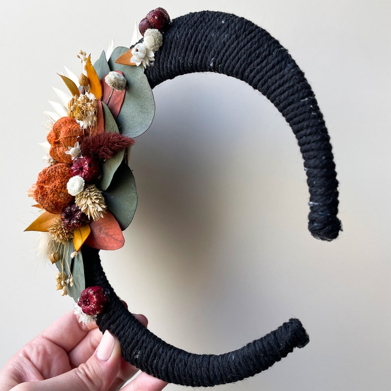 Pumpkin Moon Wreath, Fall Crescent Moon Wreath, Boho Wall Hanging ...