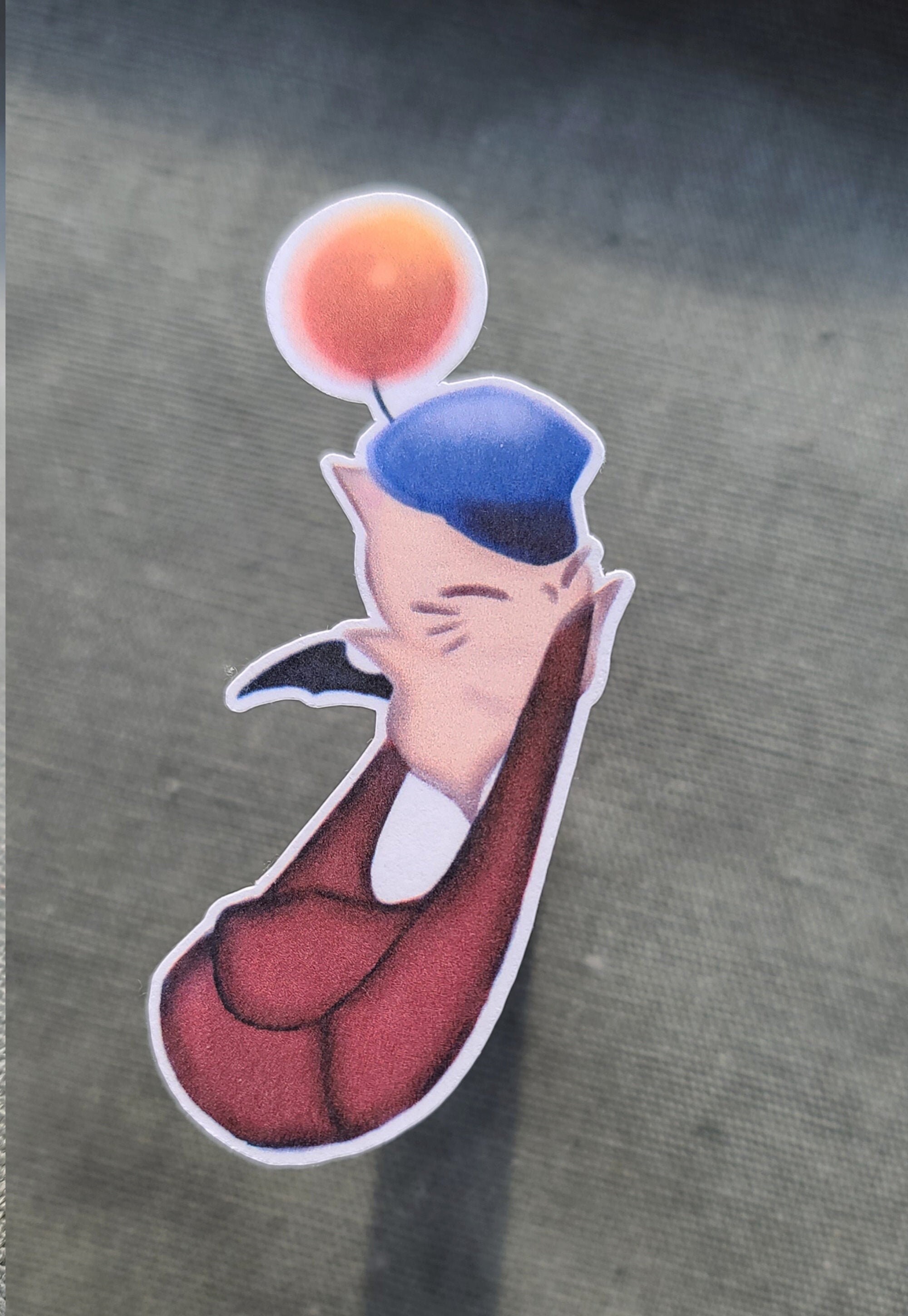 Watercolor Delivery Moogle Sticker Final Fantasy Inspired - Etsy